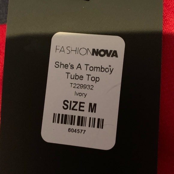 Fashion Nova | Tops | Multi Colored Tube Top | Poshmark